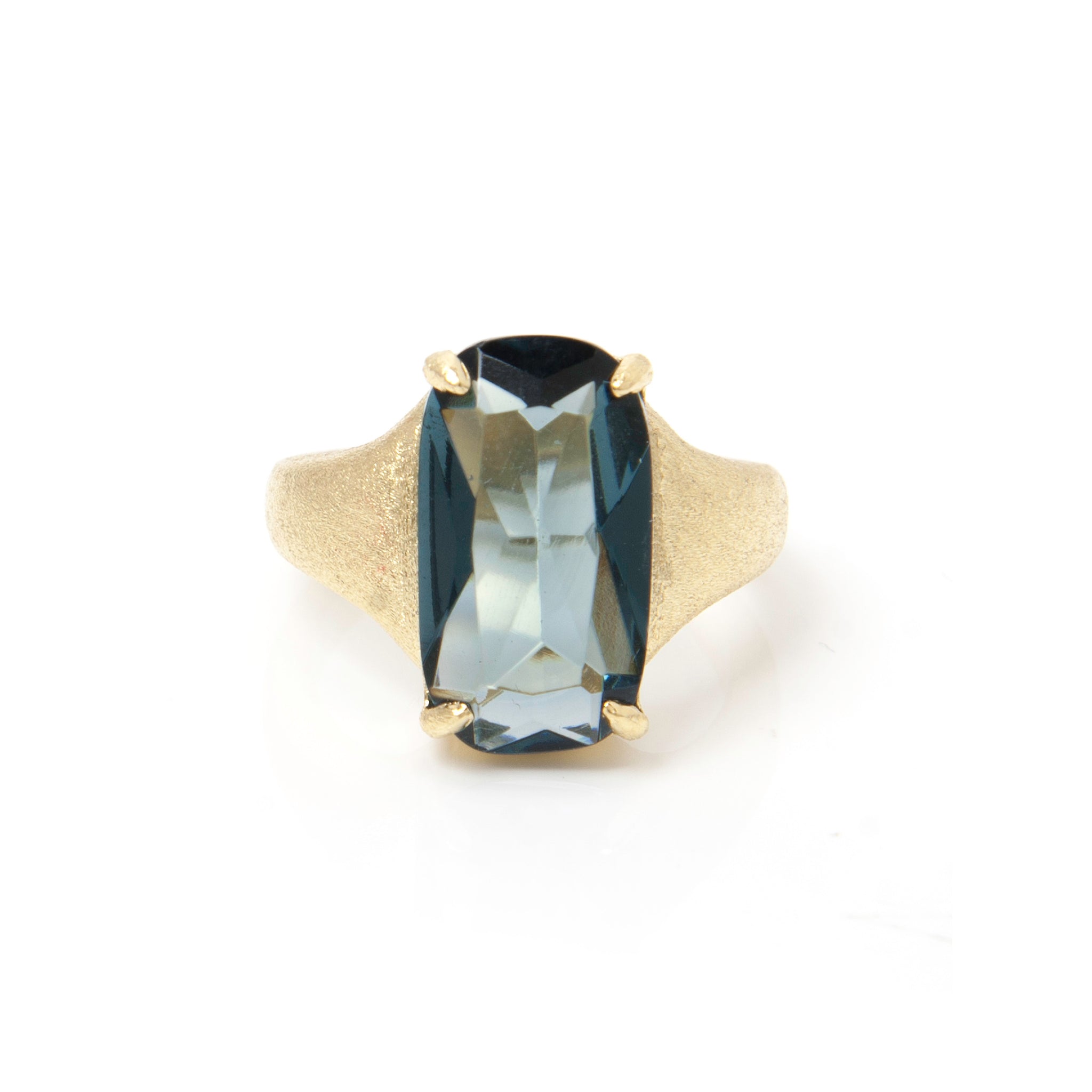 Denim Blue Cocktail Ring – Rivka Friedman Jewelry